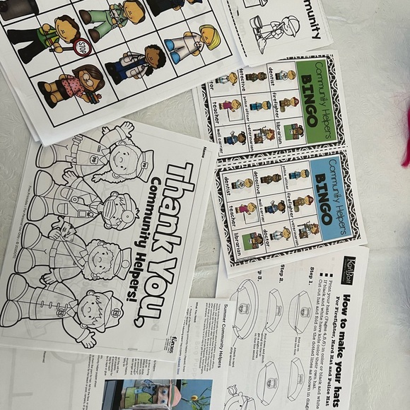 Other | Home School Work Packets Community Helpers Preschoolfirst Grade ...